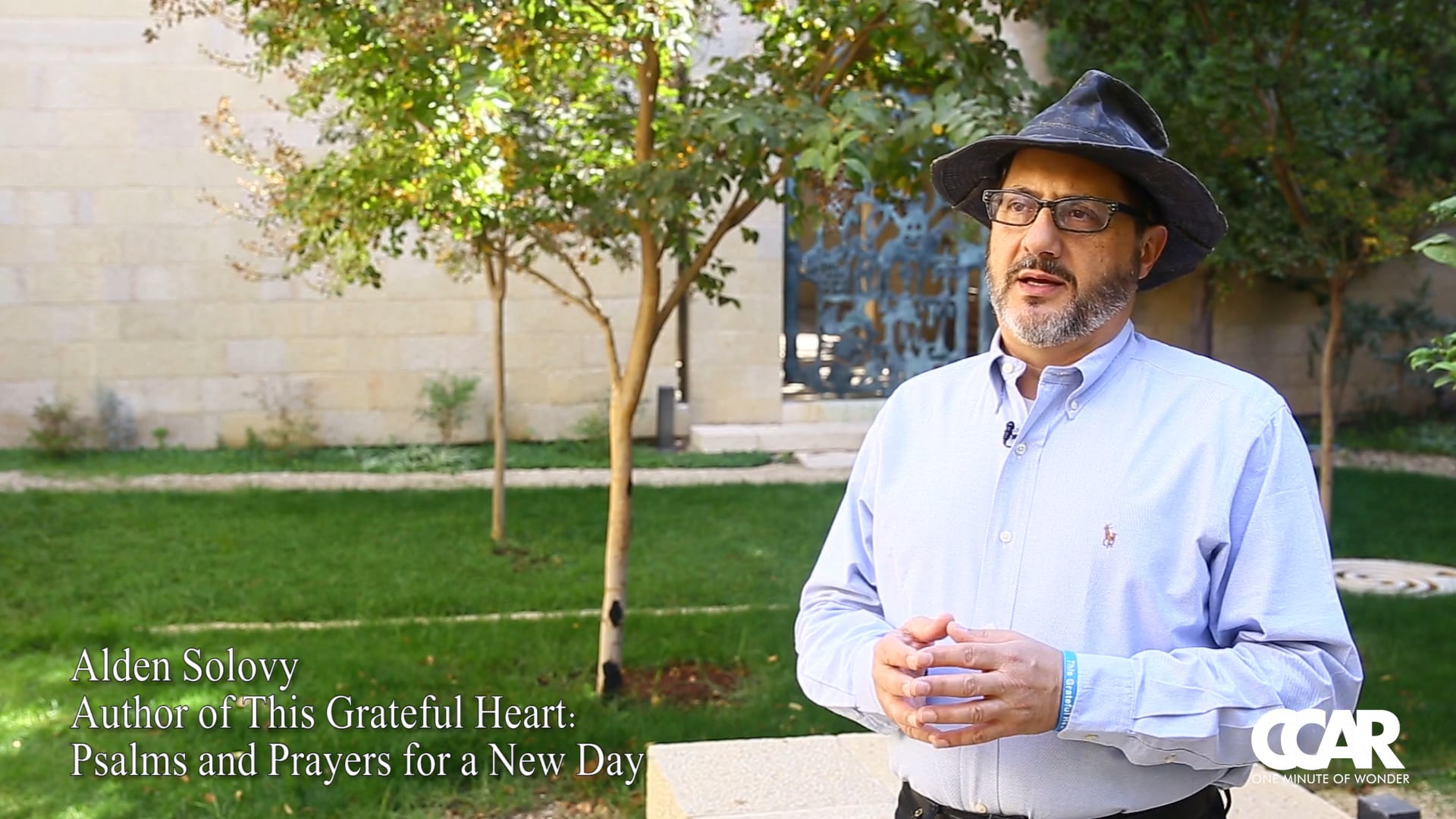 One Minute of Wonder with Alden Solovy: We Pray for Our Prayers on Vimeo