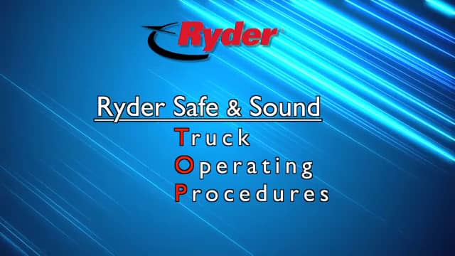 Ryder Safe Truck Operating Procedures- Consumer on Vimeo