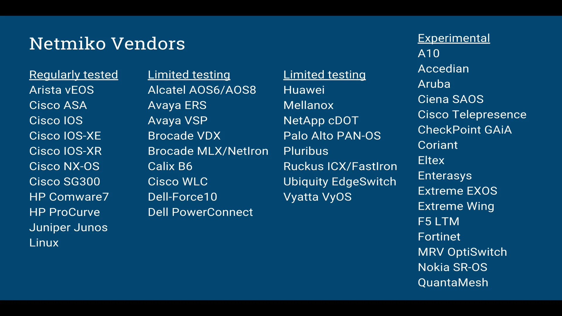 Learning Python - Week6 / Netmiko Intro and Basics on Vimeo