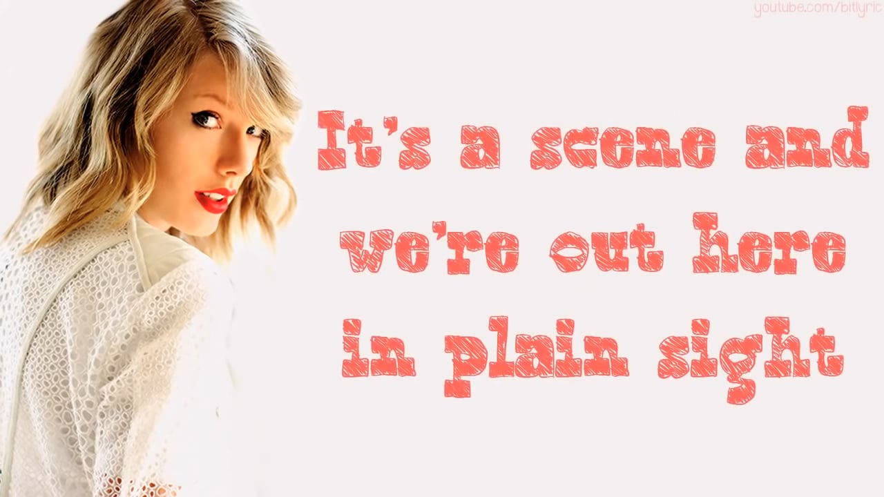 Taylor Swift - I know places lyrics video on Vimeo