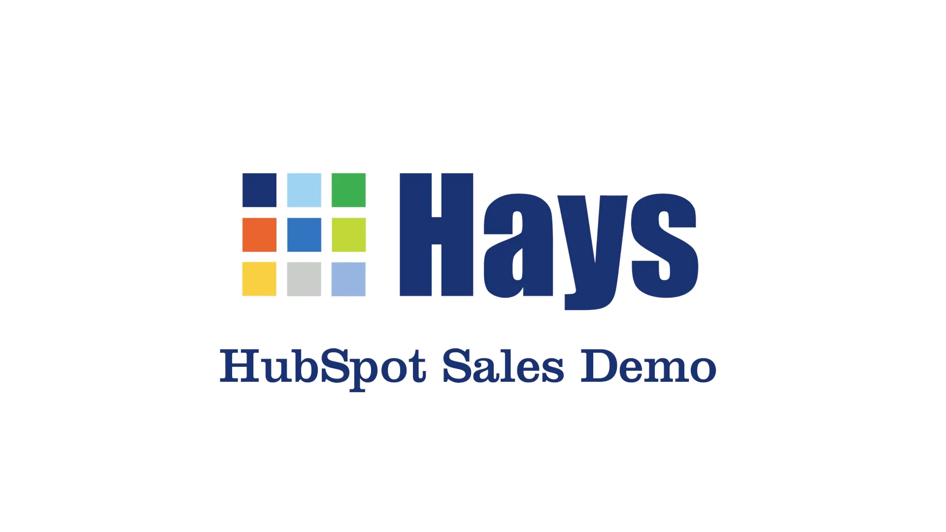 Showcase - Screenshot Tutorial - HAYS Hubspot Demo (final) on Vimeo