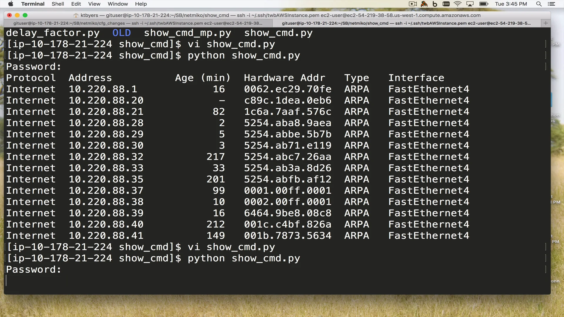 Learning Python - Week6 / Netmiko Troubleshooting on Vimeo