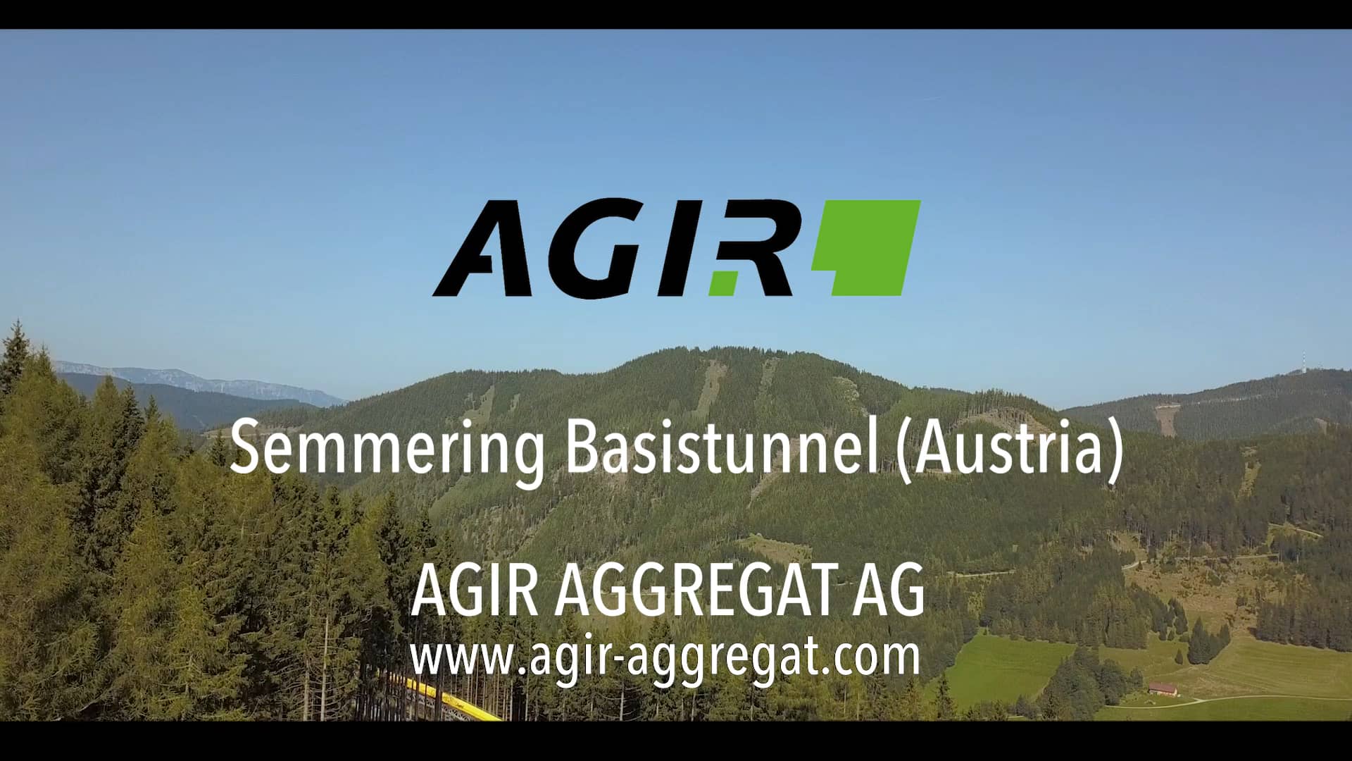 Agir Aggregat AG - Semmering Basistunnel (Austria) on Vimeo