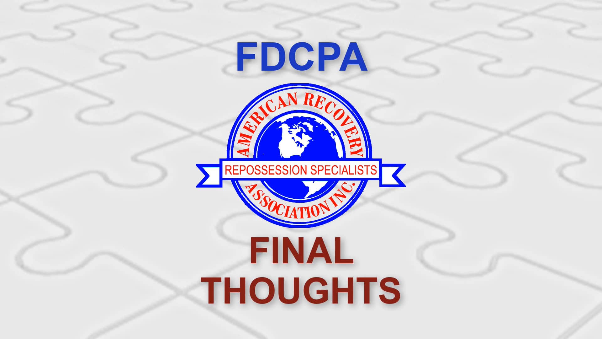 FDCPA-Final Thoughts on Vimeo