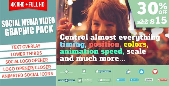 Social Media Video Graphic Pack Motion Graphics on Vimeo