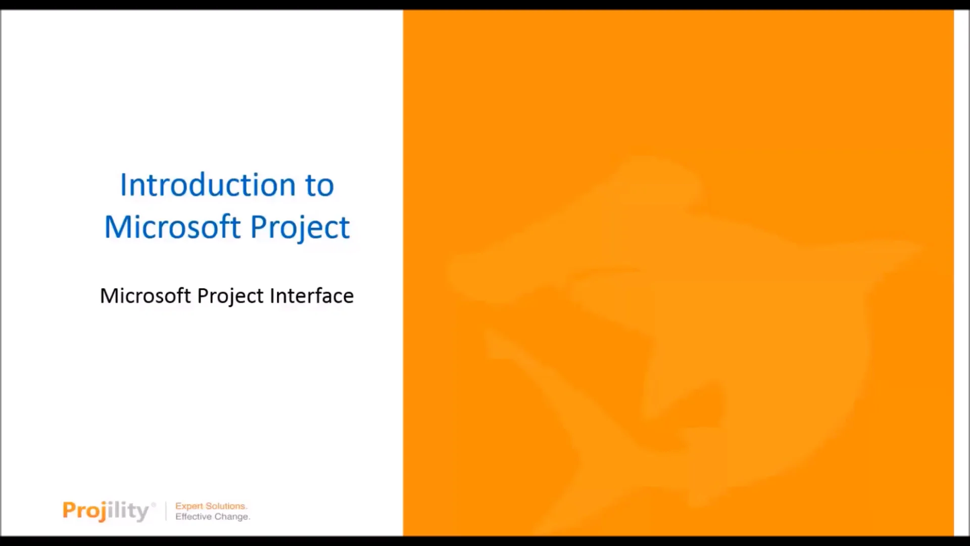 Video 01 - Introduction to Microsoft Project Interface on Vimeo