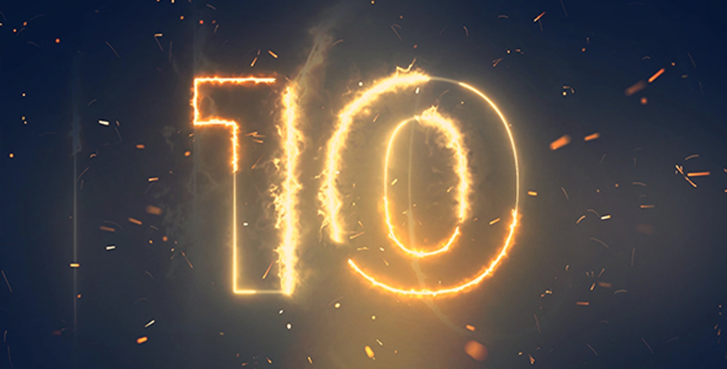 New Year Countdown Motion Graphics