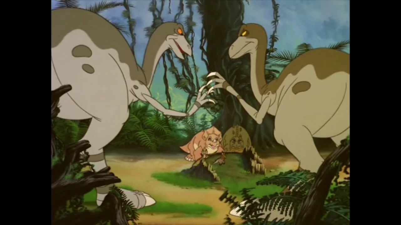 The Land Before Time 02 Ozzie & Strut Appear Part 14/Littlefoot Rescue ...