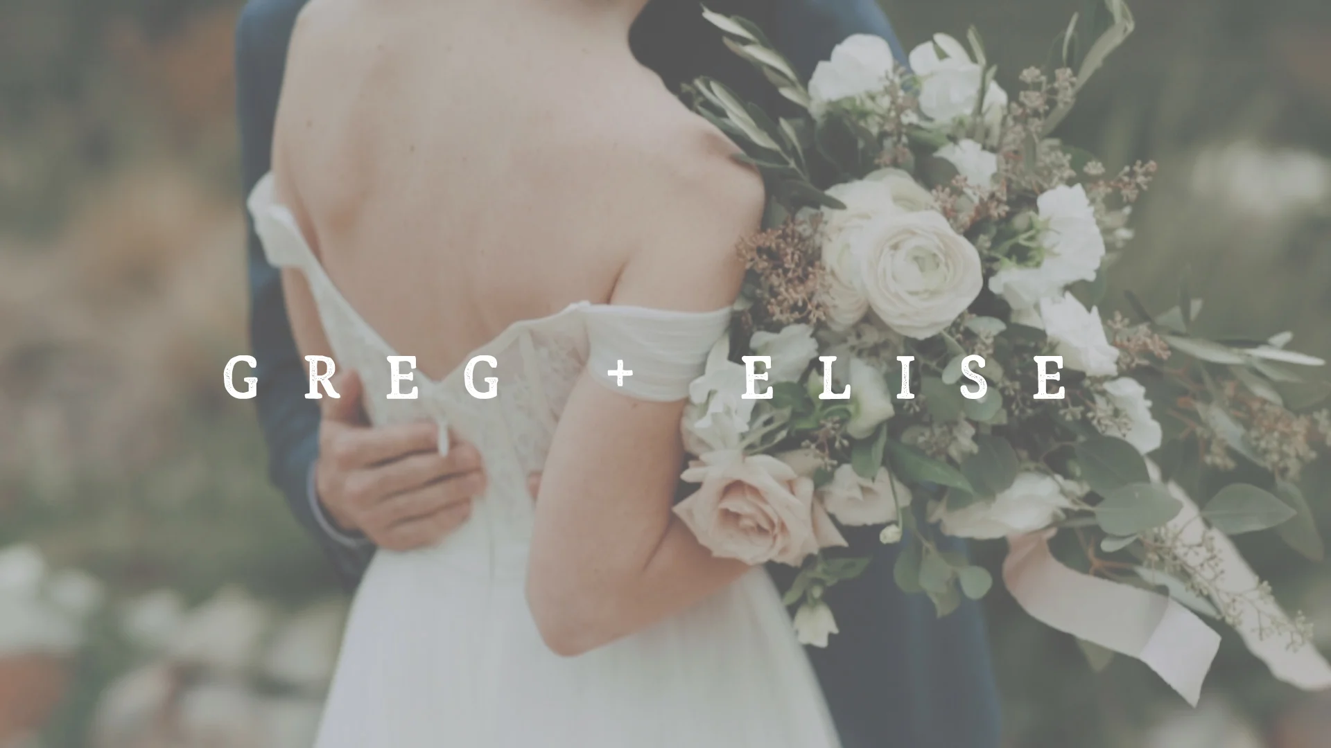 Greg + Elise on Vimeo