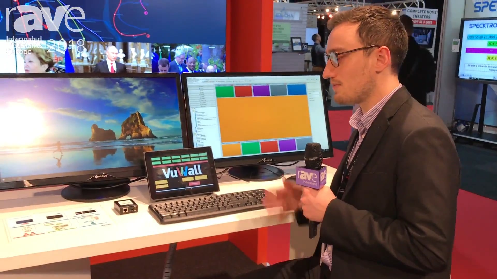 VuWall shows off its VuStation KVM personal solution for video walls at ISE 2018 on Vimeo