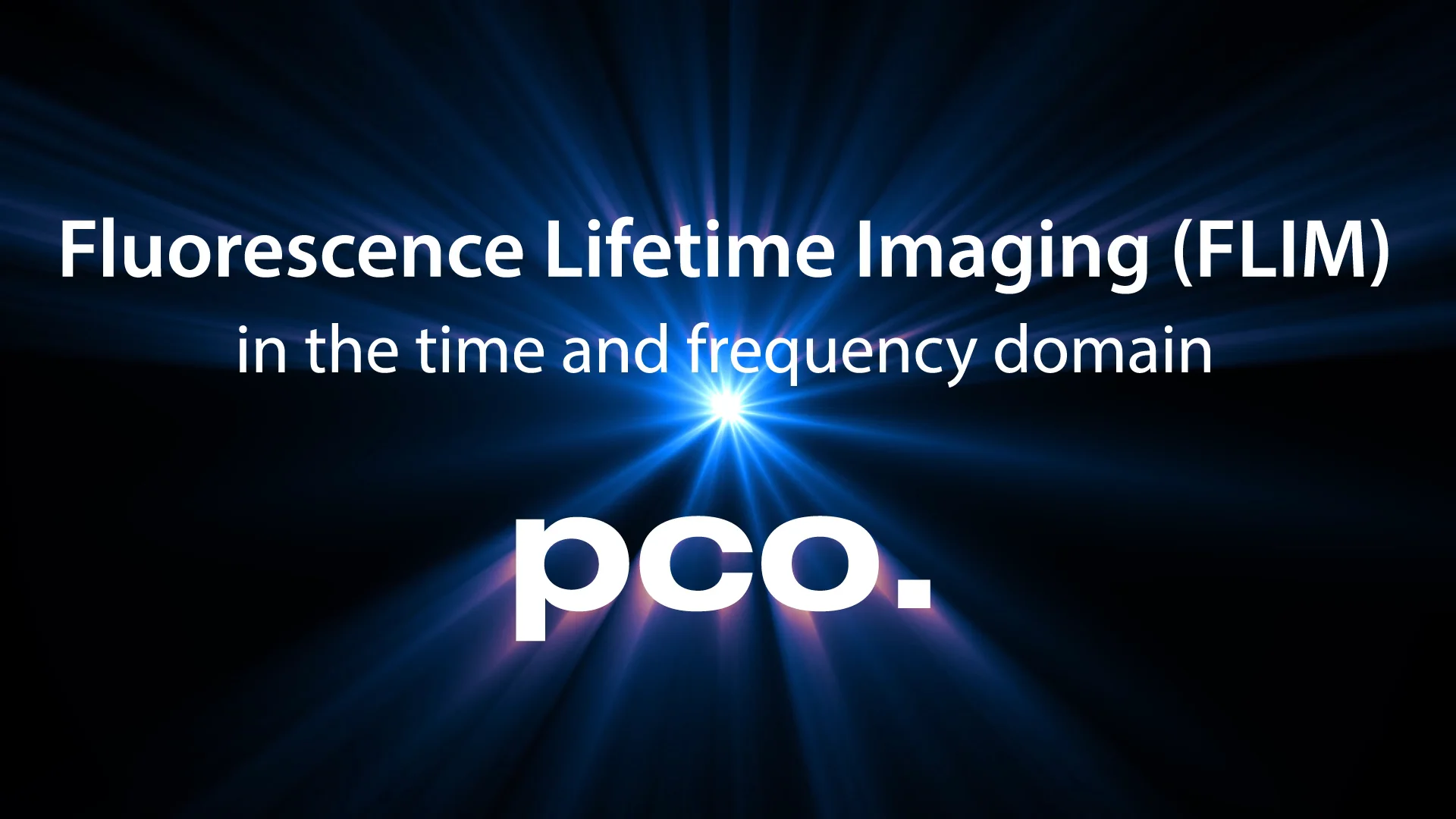 pco in image quality - Frequency Domain Fluorescence Lifetime Imaging ...