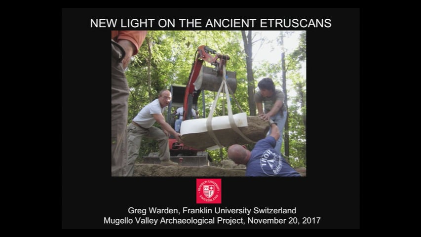 Greg Warden: New Light on the Ancient Etruscans: Discoveries at the ...
