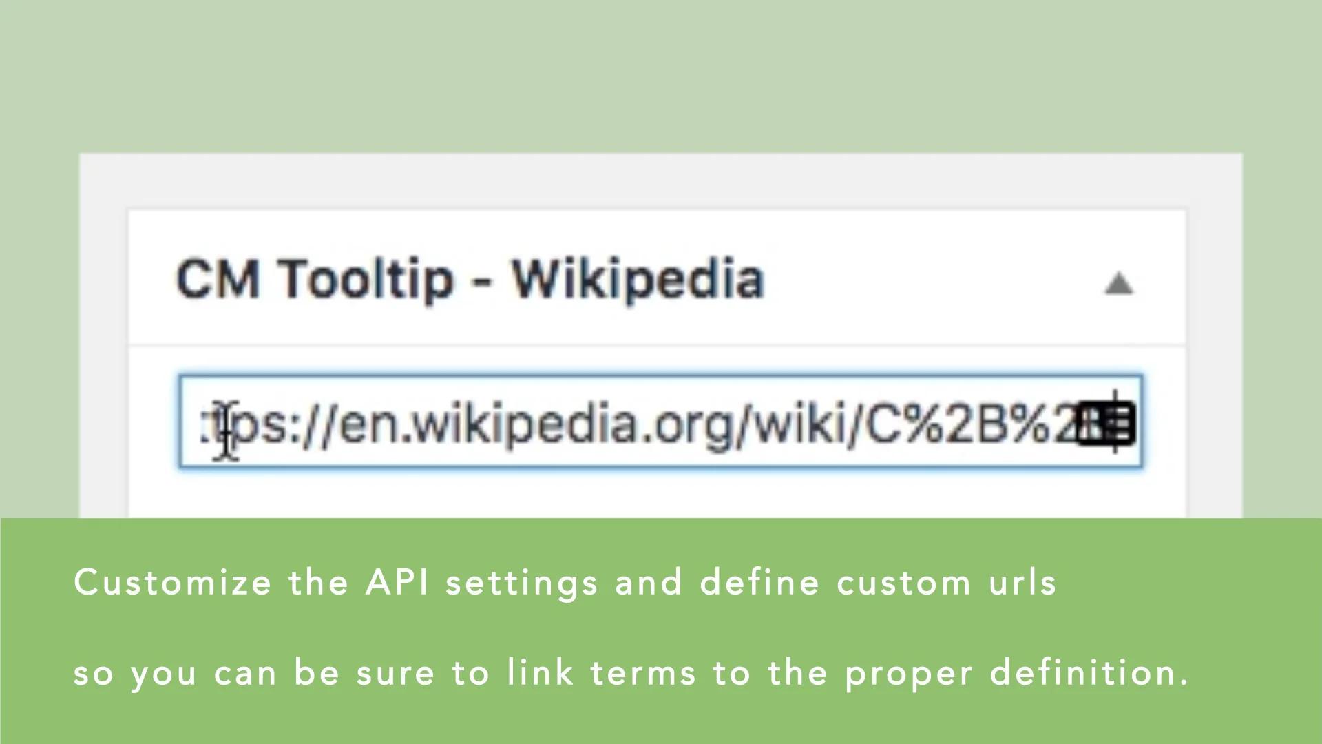 3.1. Tooltip Glossary Demo - Wikipedia Integration on Vimeo