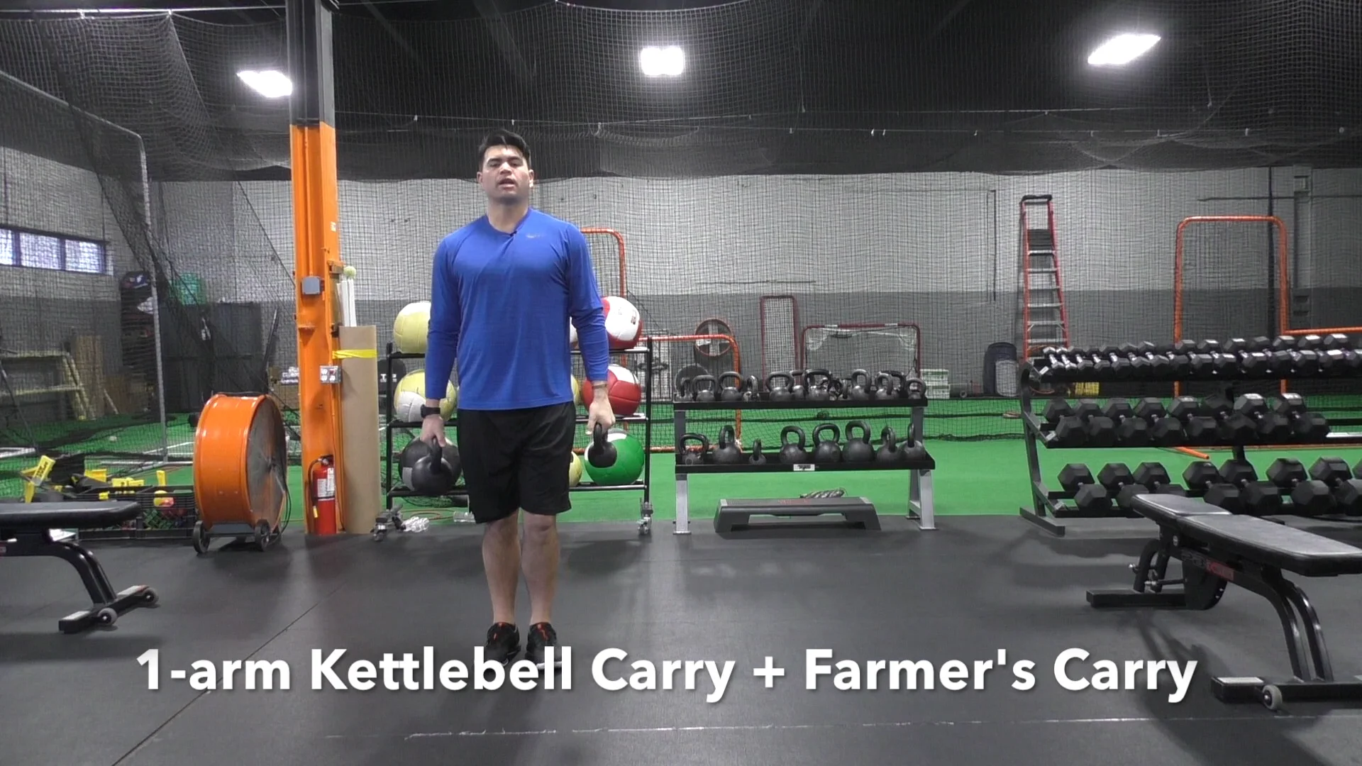 1-arm Kettlebell Carry + Farmer's Carry on Vimeo