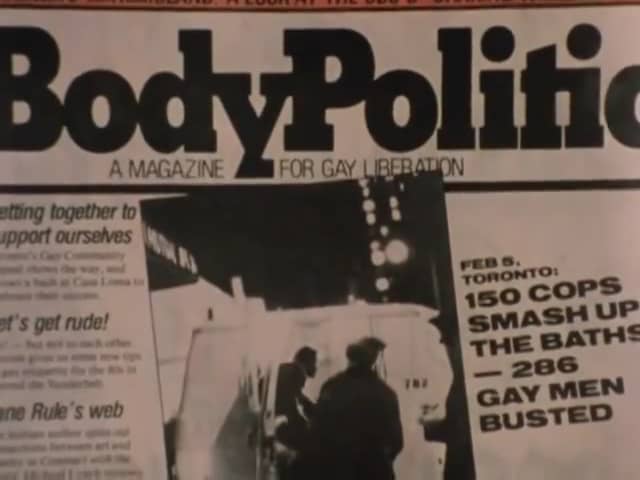 Chris Bearchell: 1981 Toronto Bathhouse Raids on Vimeo