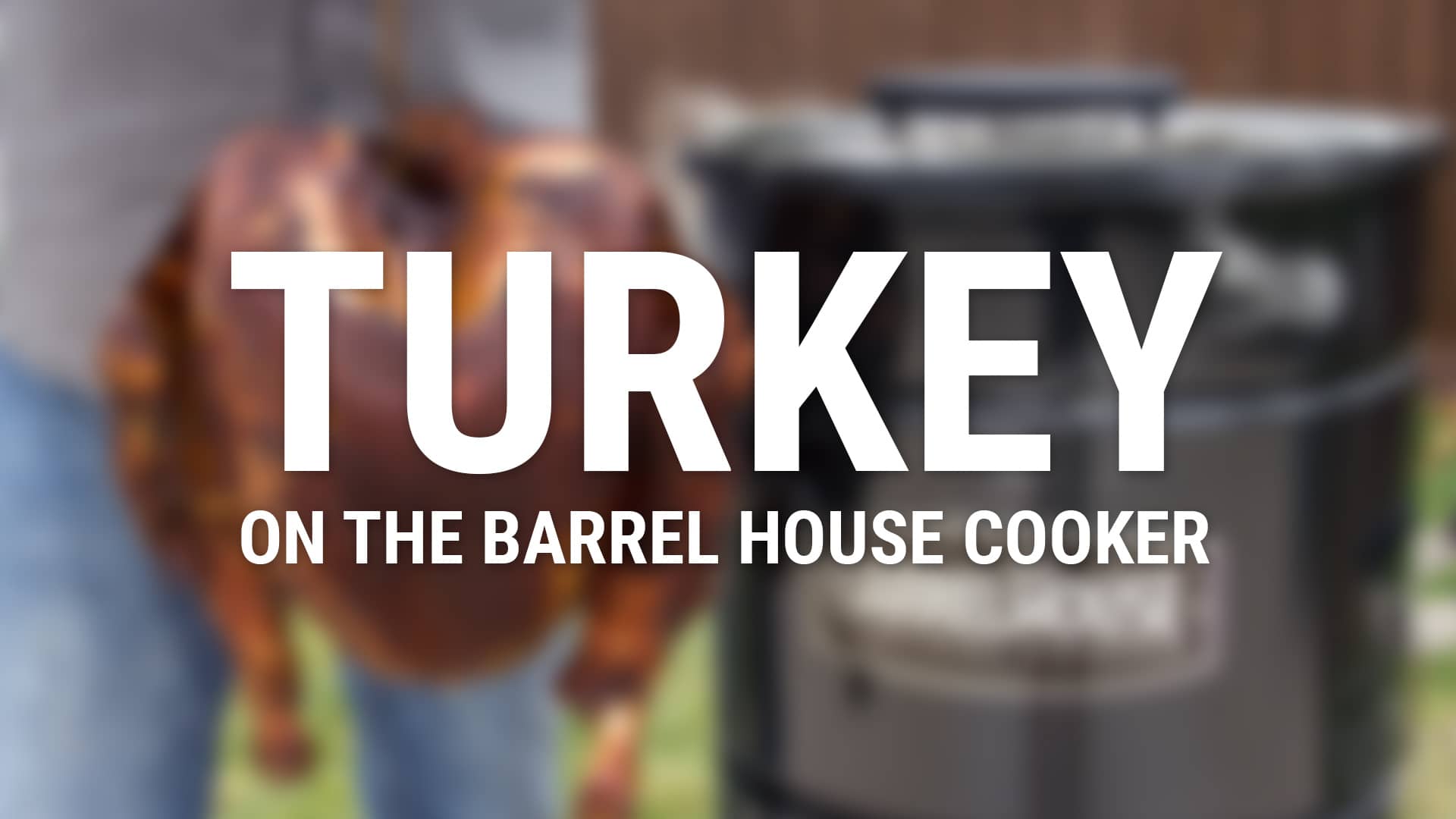 How to Cook Turkey in the Barrel House Cooker on Vimeo