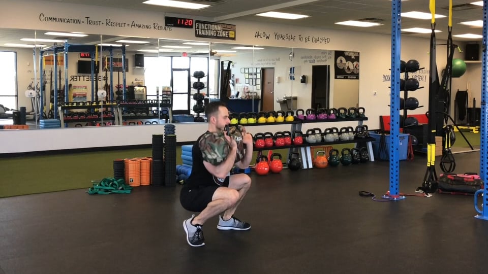 Front Load Sprinter Squat on Vimeo