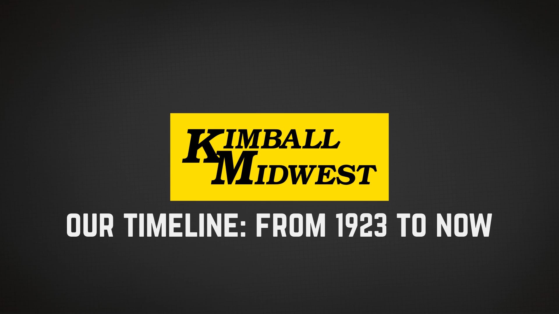 Kimball Midwest Timeline // From 1923 to Now on Vimeo