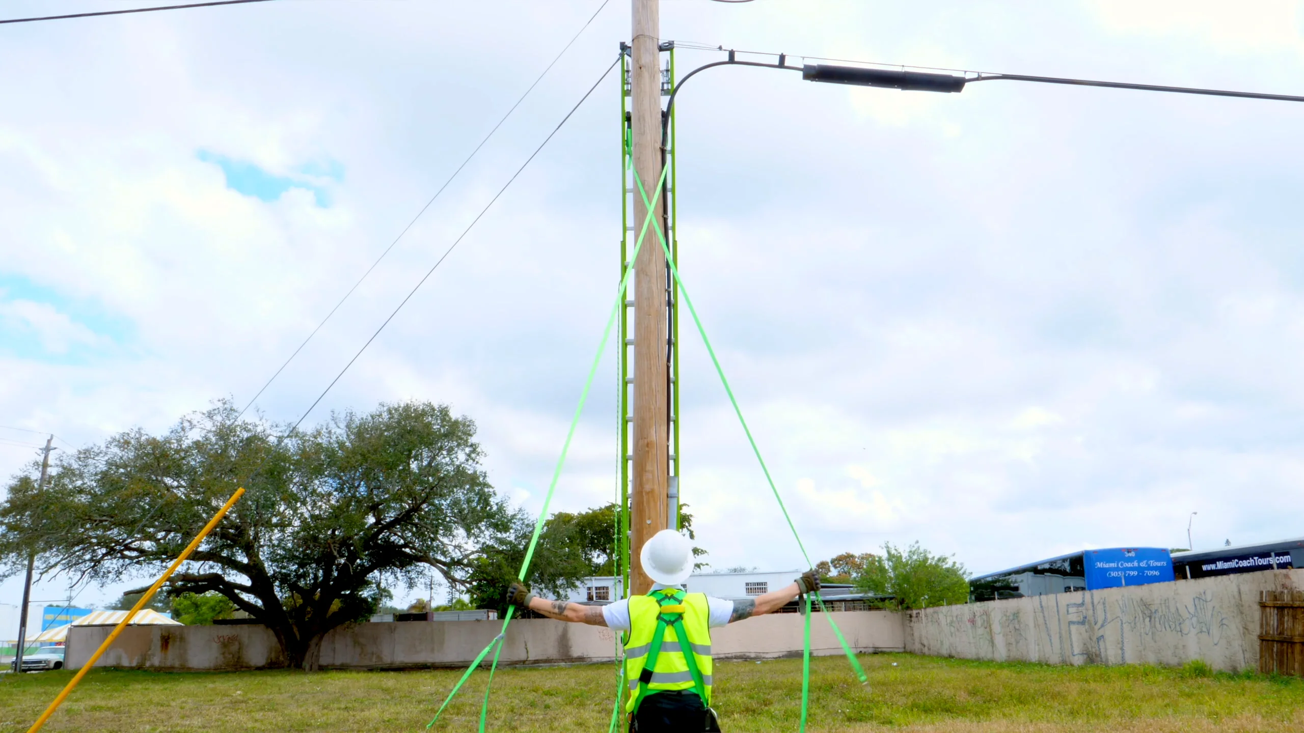 Prince Telecom Videos - Chapter 6 - Setting up on a Pole on Vimeo
