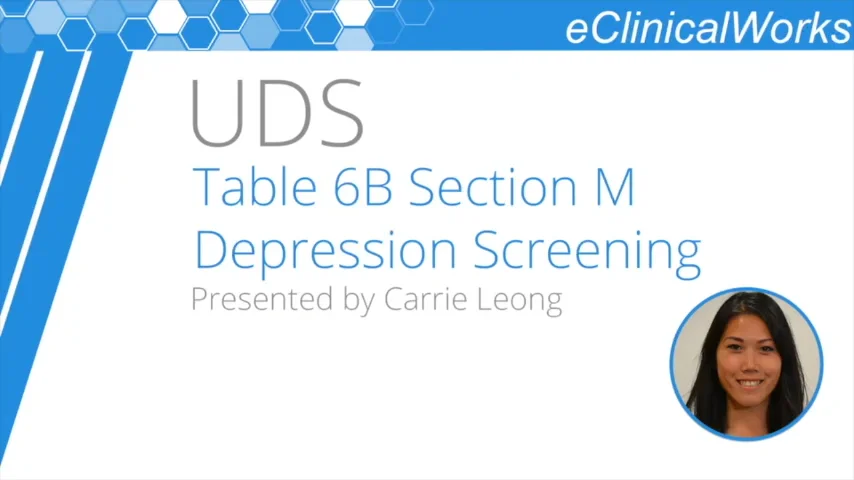 UDS Table 6b Section M on Vimeo