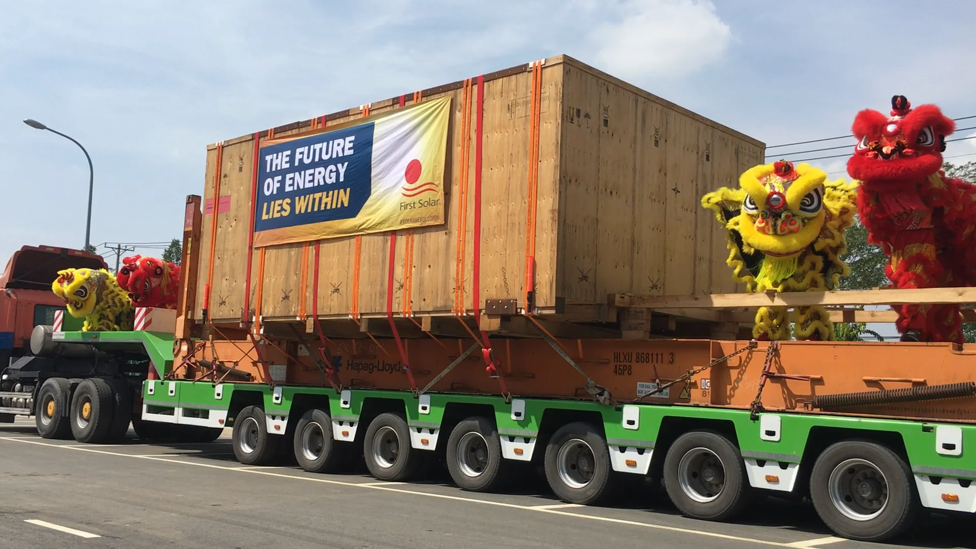 First Solar Vietnam Coater Arrival
