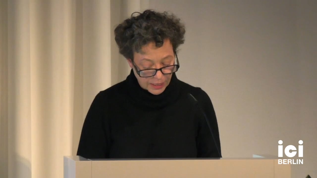 Eva Geulen - ICI Berlin