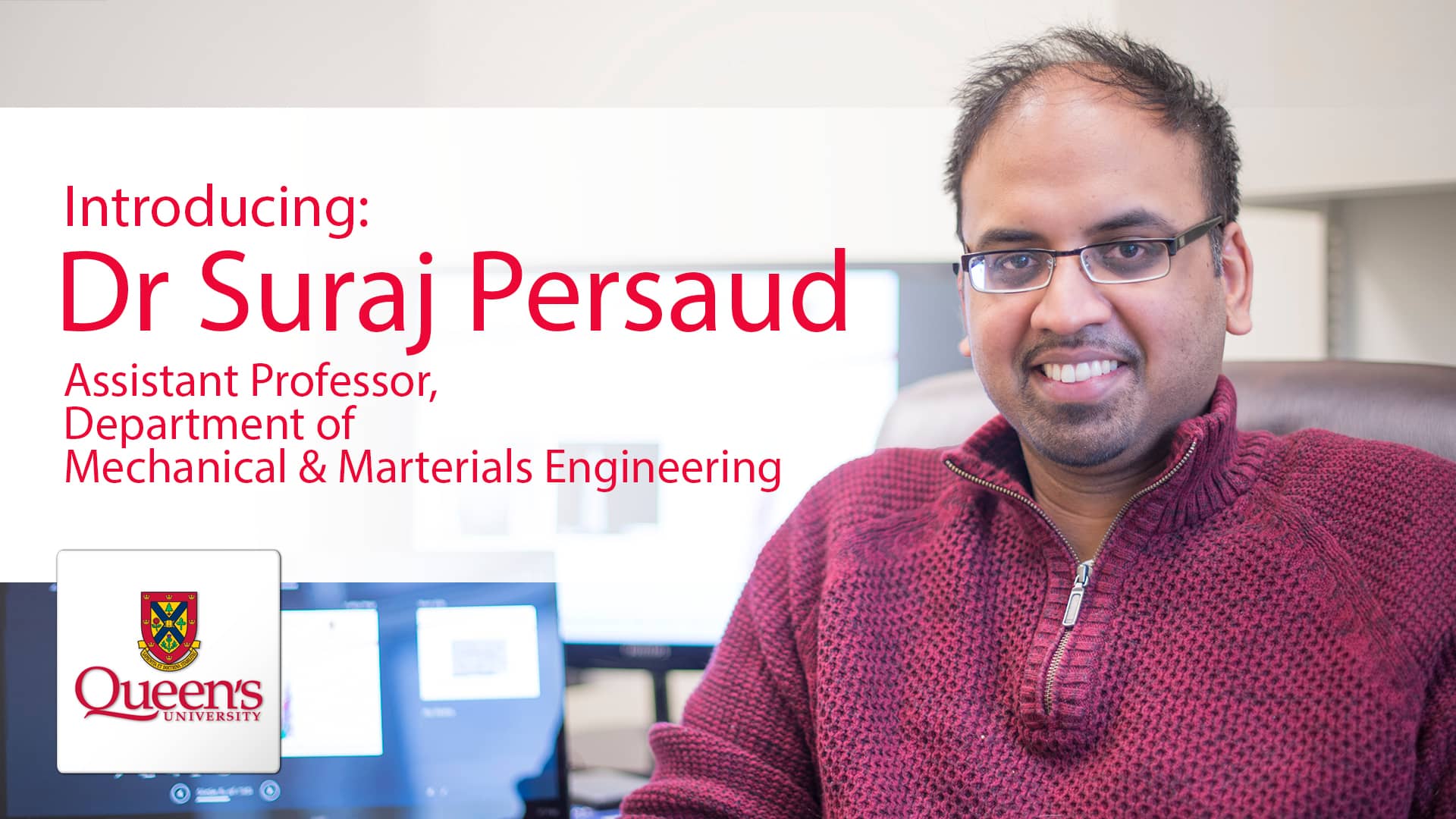 Introducing Professor Suraj Persaud on Vimeo
