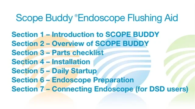 Scope Buddy In-Service Info