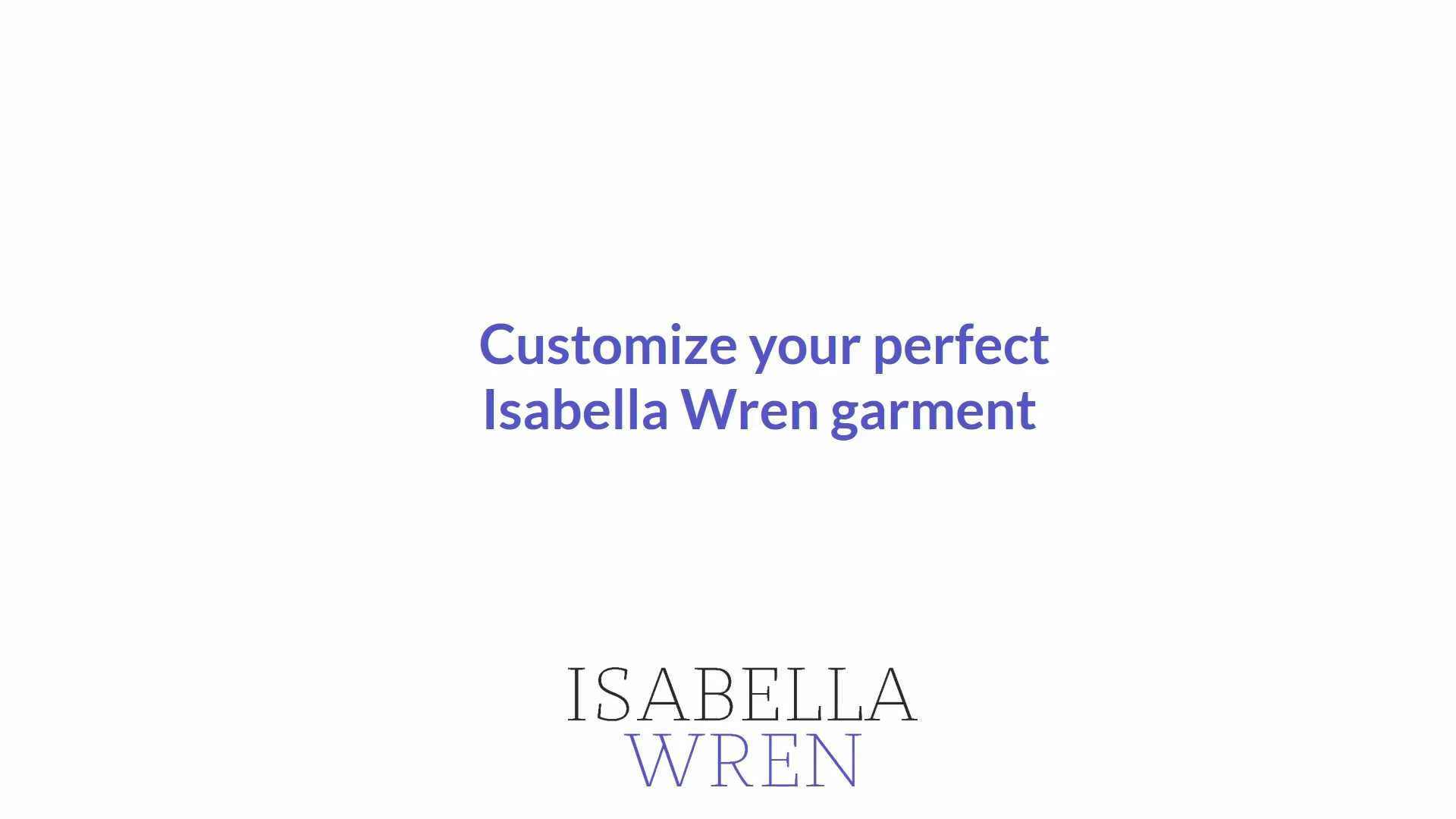Easily Customize Your Garmets At Isabella Wren on Vimeo
