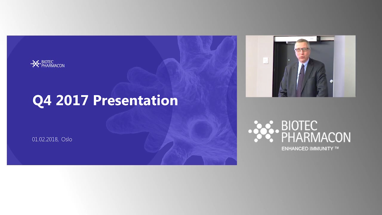 Biotec Pharmacon Q4 2017 presentation on Vimeo