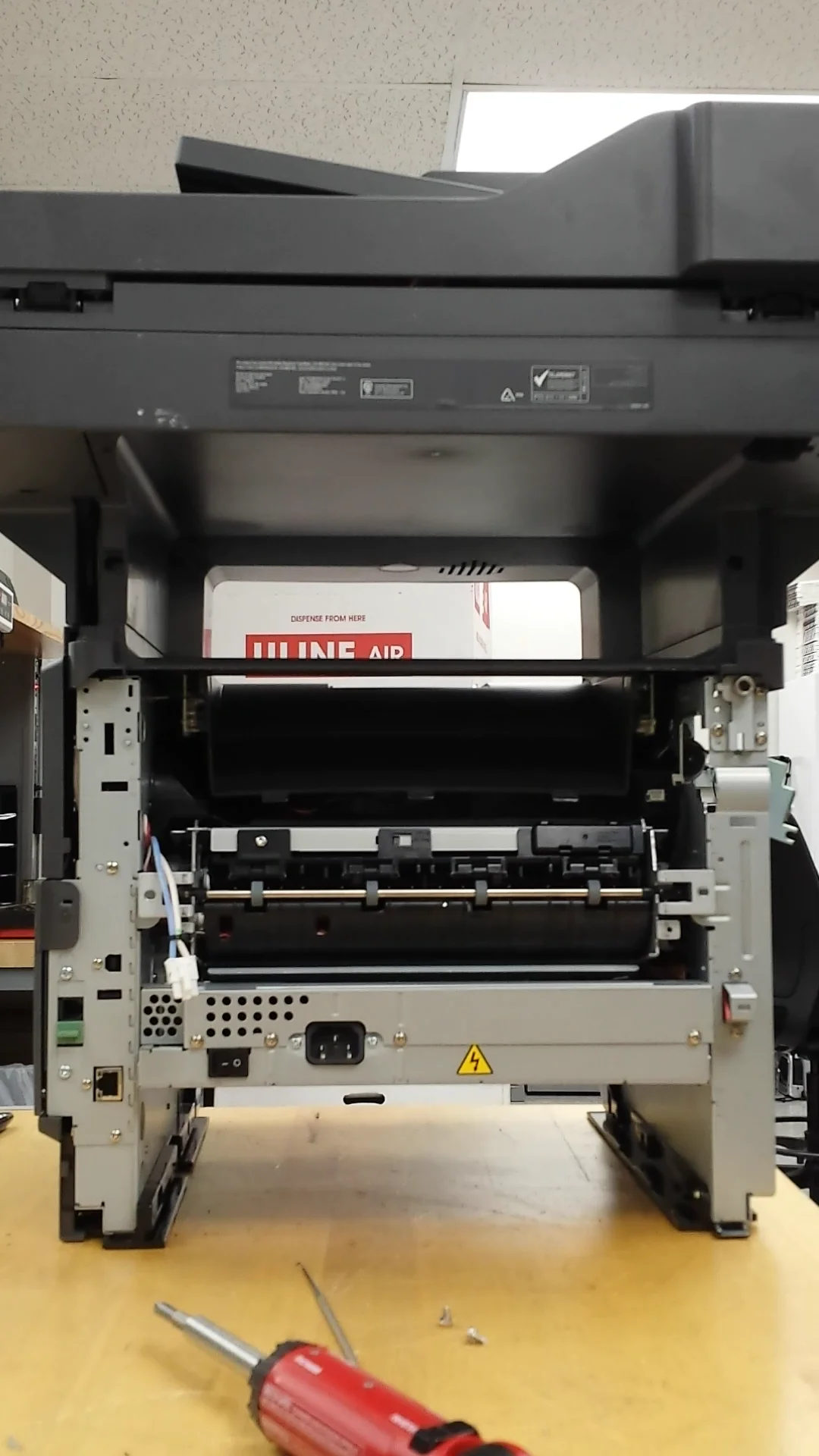 Lexmark MX611 Fuser removal
