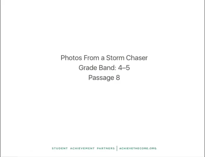 Photos From a Storm Chaser_Grades 4-5_Passage 8