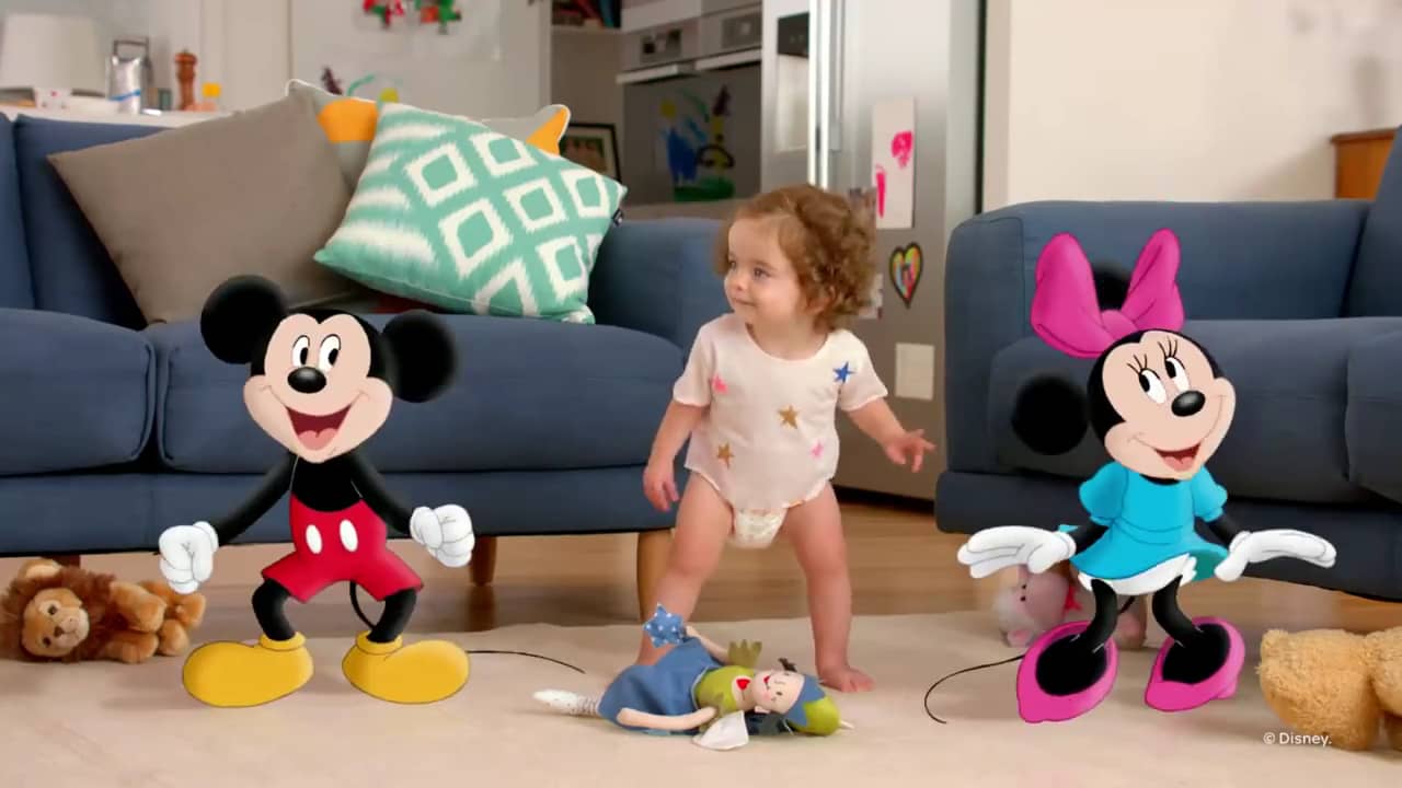 Huggies Nappy Pants with new Mickey & Minnie designs - TV Commercial ...