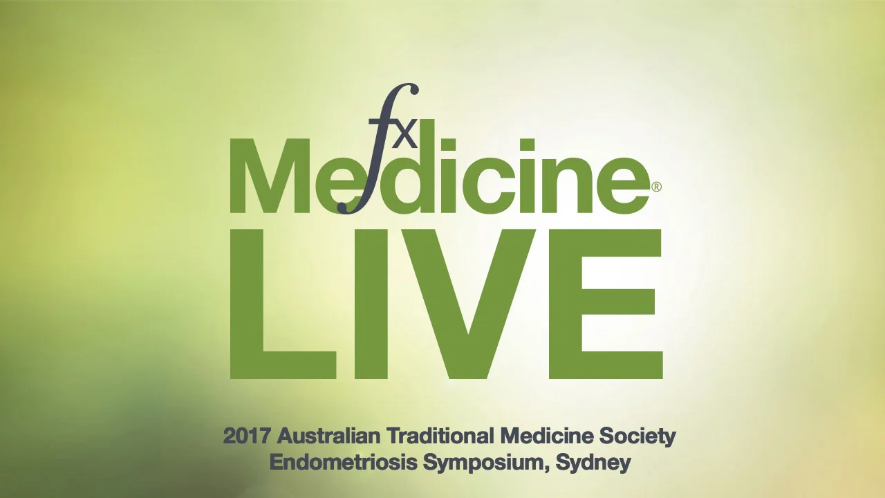 FX Medicine LIVE with Lara Briden at the 2017 ATMS Endometriosis ...