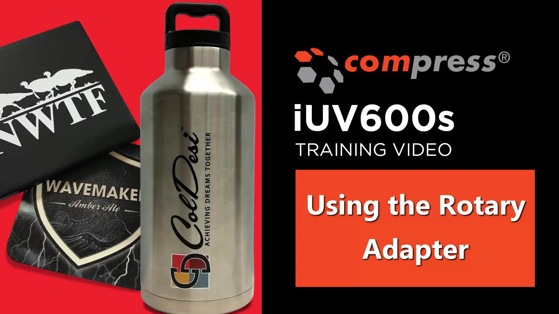 Compress UV Training | Rotary Adapter - Conical Jig on Vimeo