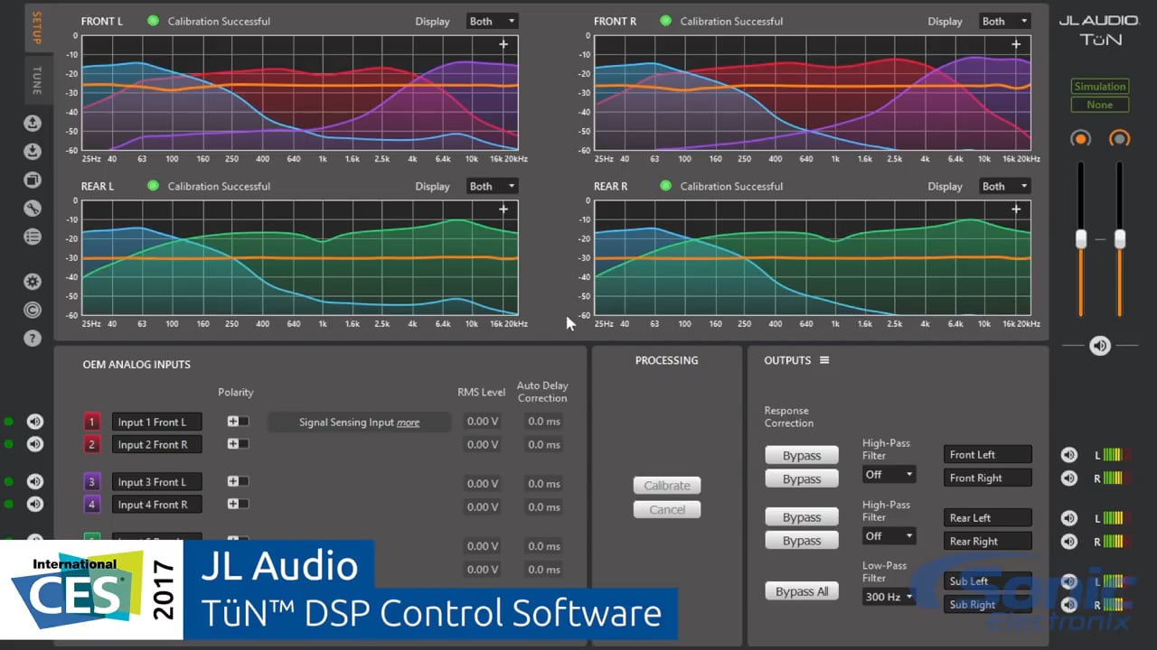 JL Audio FiX OEM Integration DSPs TüN DSP Control Software CES 2017 on ...