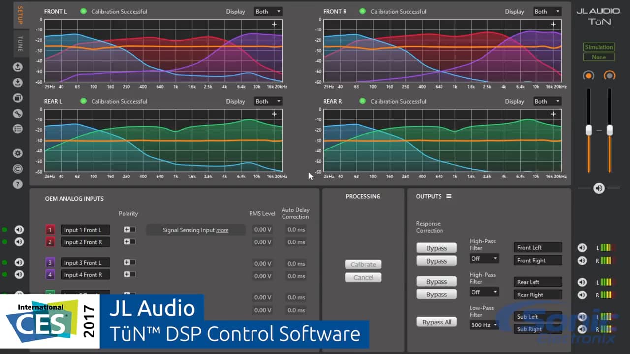 JL Audio FiX OEM Integration DSPs TüN DSP Control Software CES 2017 on ...