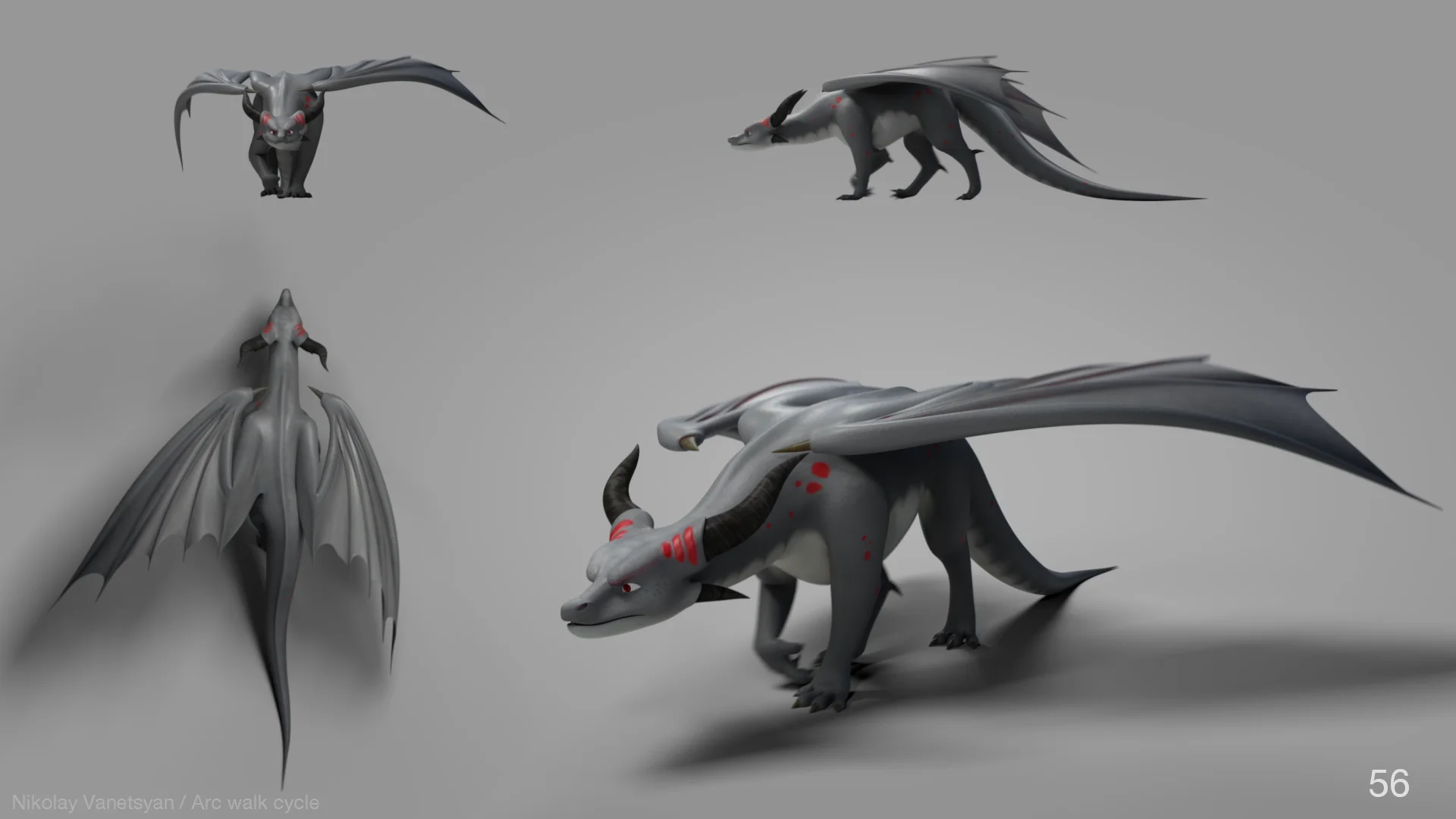Arc walk cycle