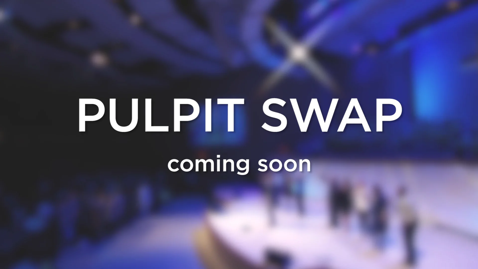 Pulpit Swap on Vimeo
