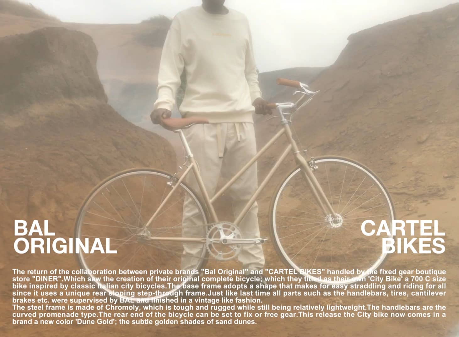 BAL / CARTEL BIKES 'CITY BIKE' DUNE GOLD on Vimeo