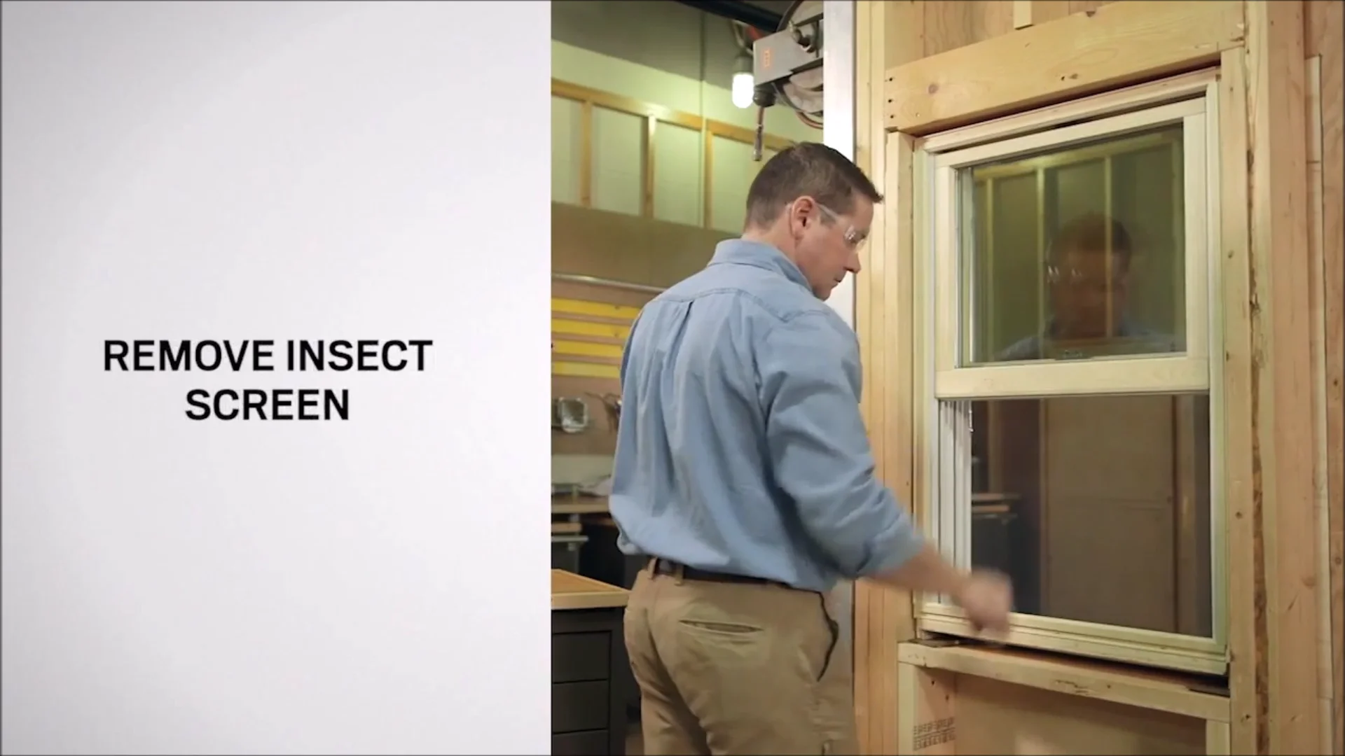 Half Insect Screen Replacement on Andersen® 400 Series Tilt-Wash ...