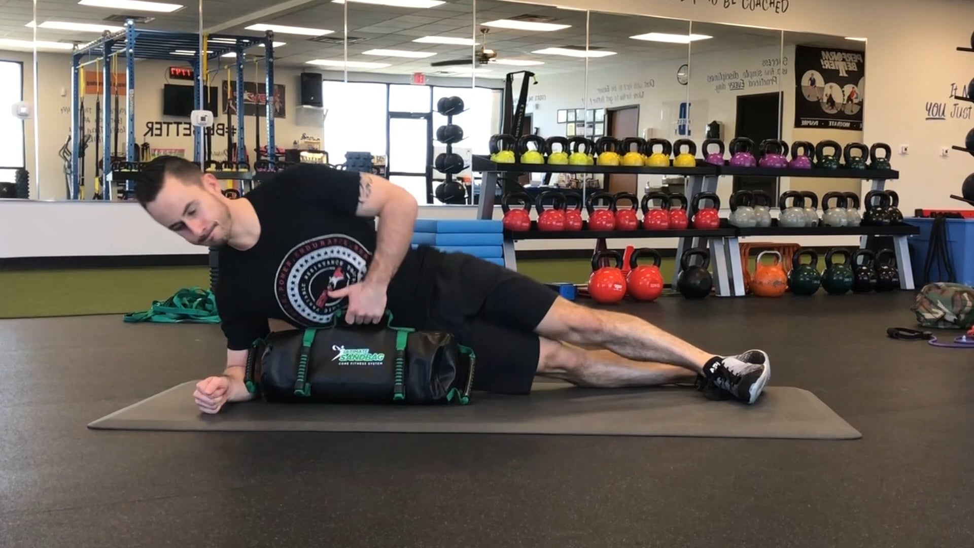 USB Side Plank Row w: Straight Legs on Vimeo