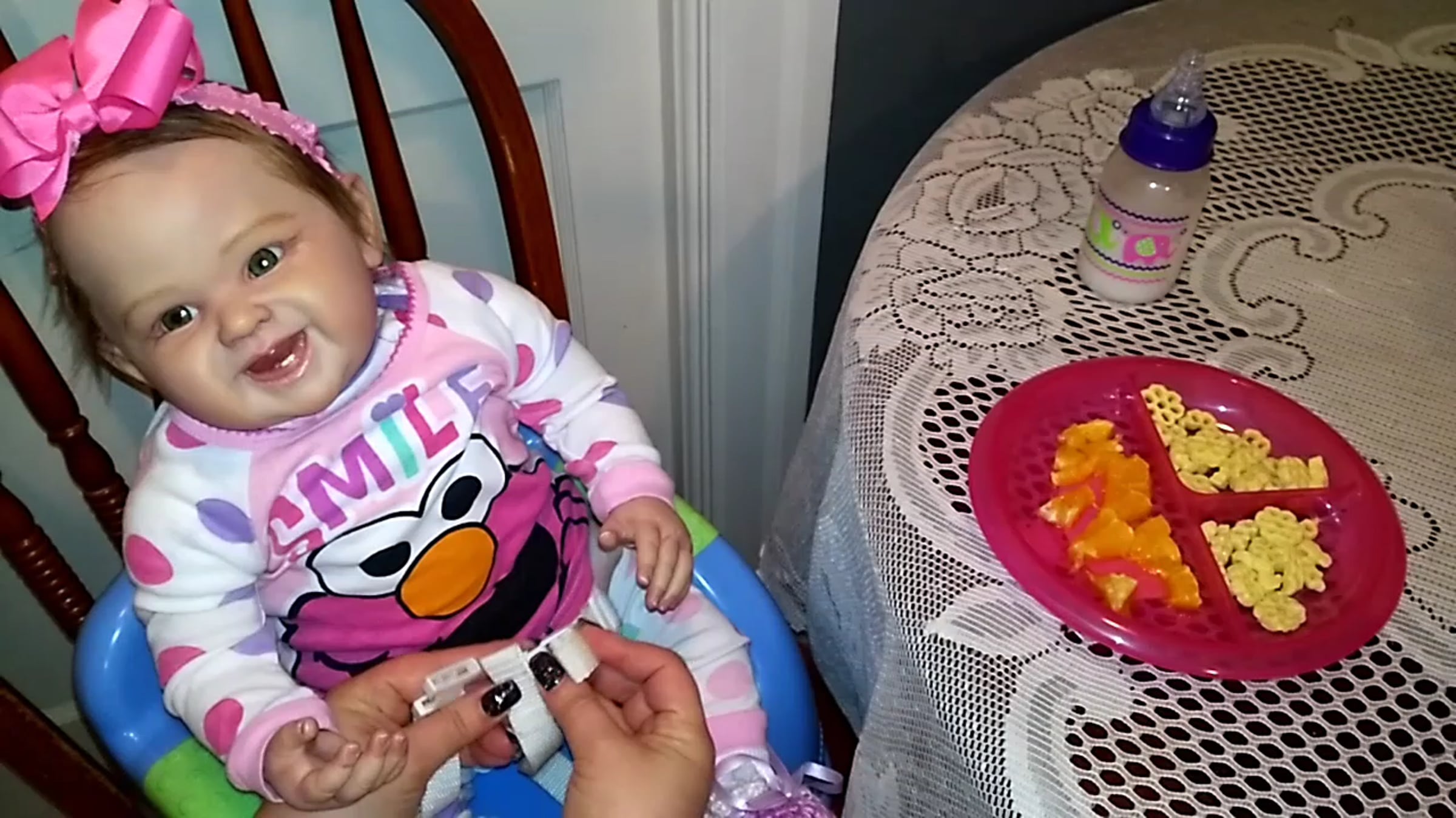 Morning Routine with Reborn Baby Rhiannon