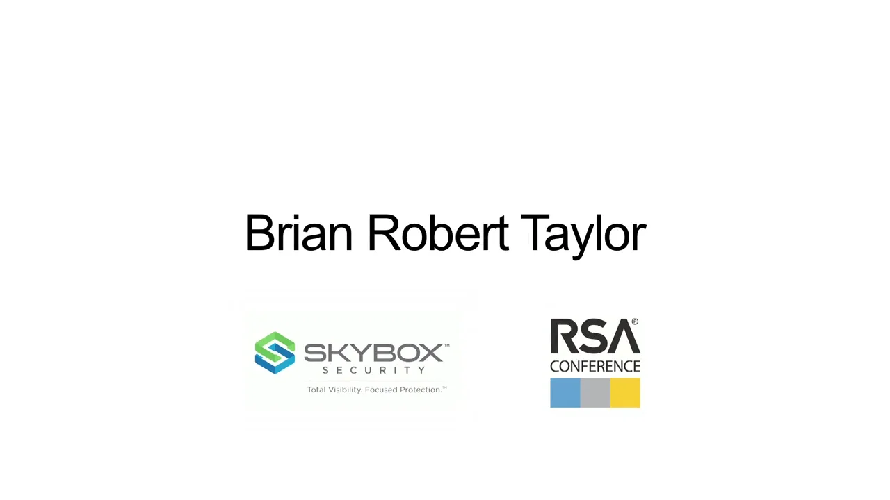 Brian Robert Taylor RSA