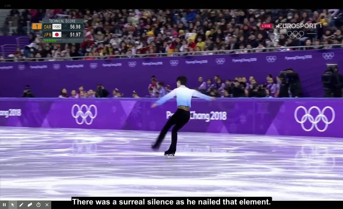 ESP ITA - Pyeongchang 2018 Studio - Ambesi and Dolfini analysis on FS ...