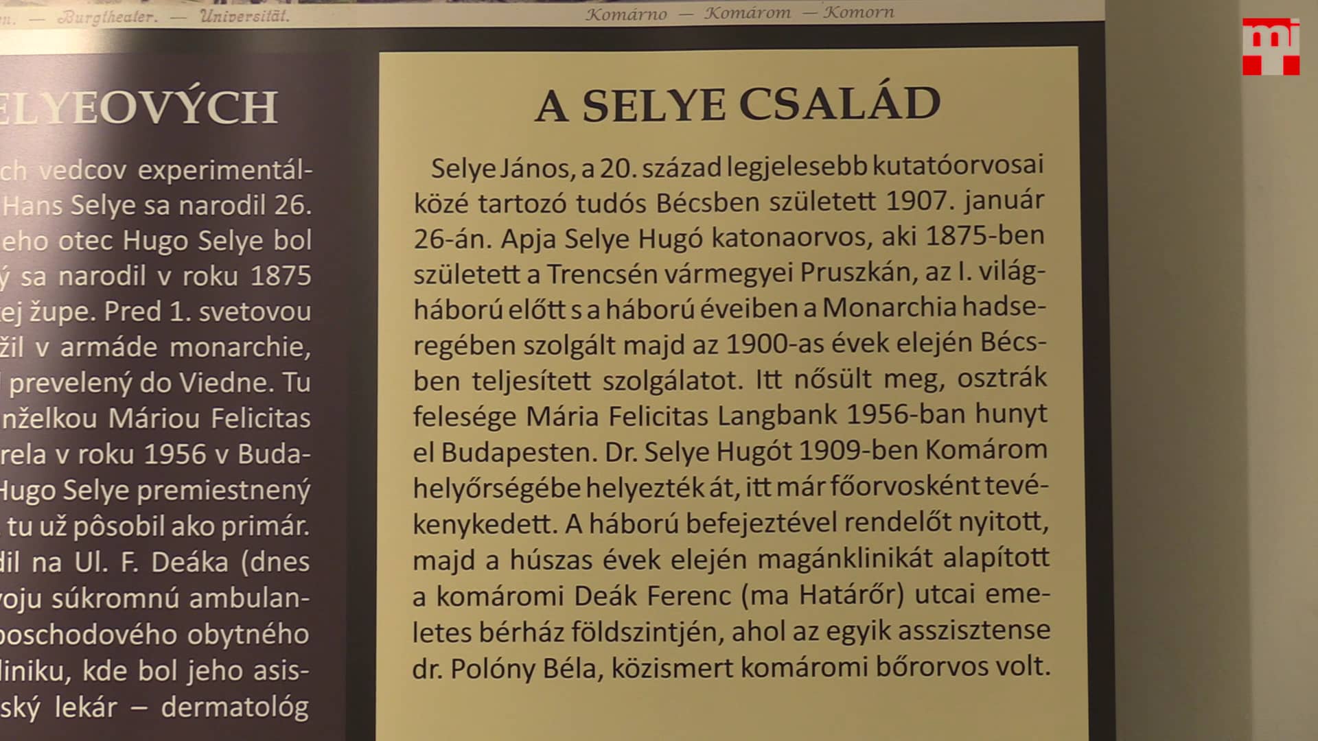 „Az izgalom biológiája. Selye János és a stresszelmélet dimenziói” on Vimeo