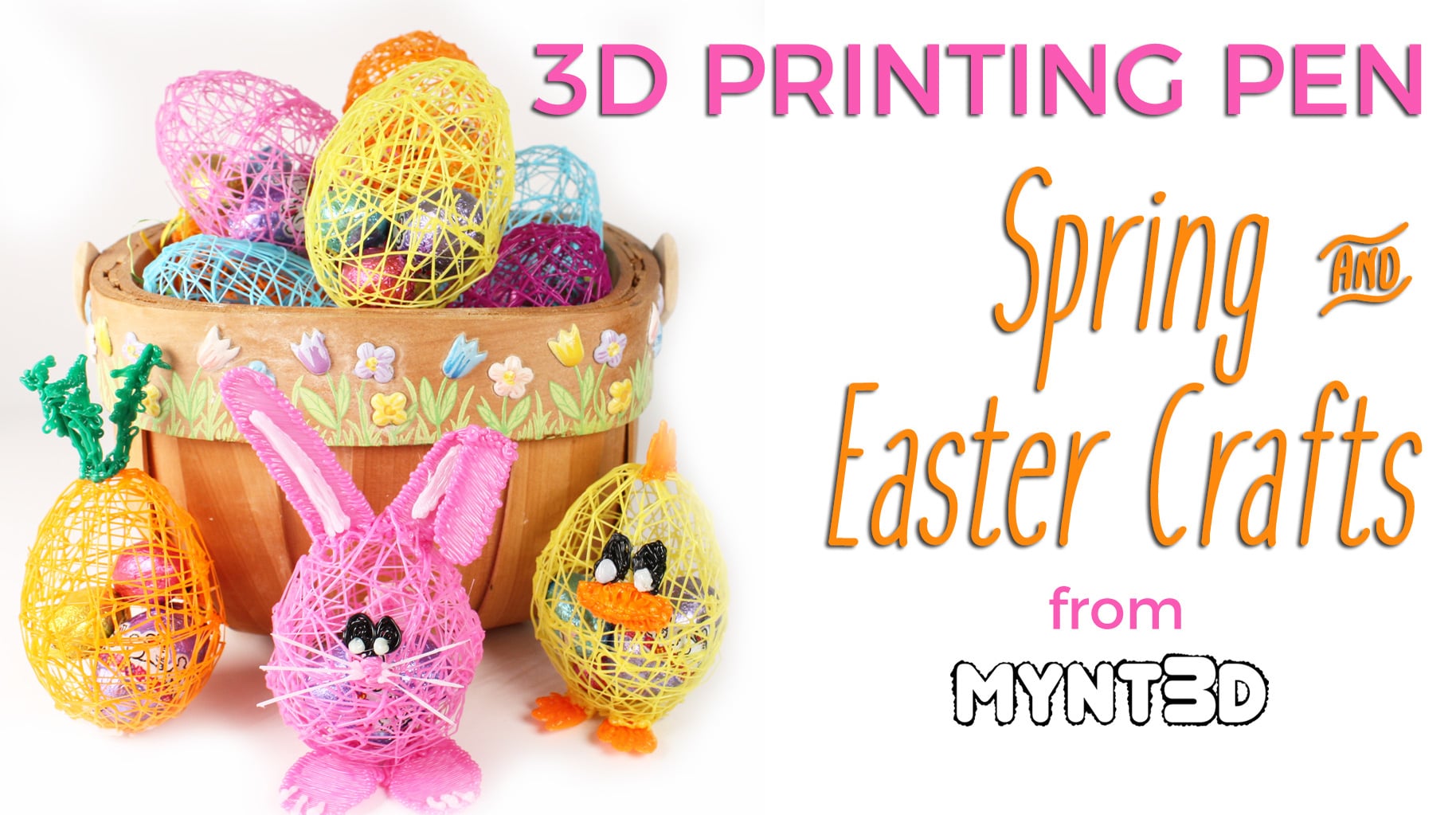 Easter Spring Crafts made with a 3D Printing Pen on Vimeo