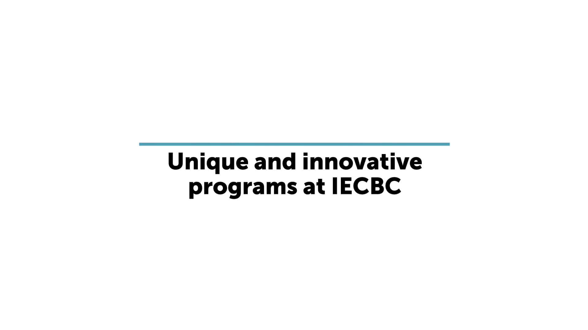 Patrick Mackenzie - Unique and Innovative Programs IECBC on Vimeo