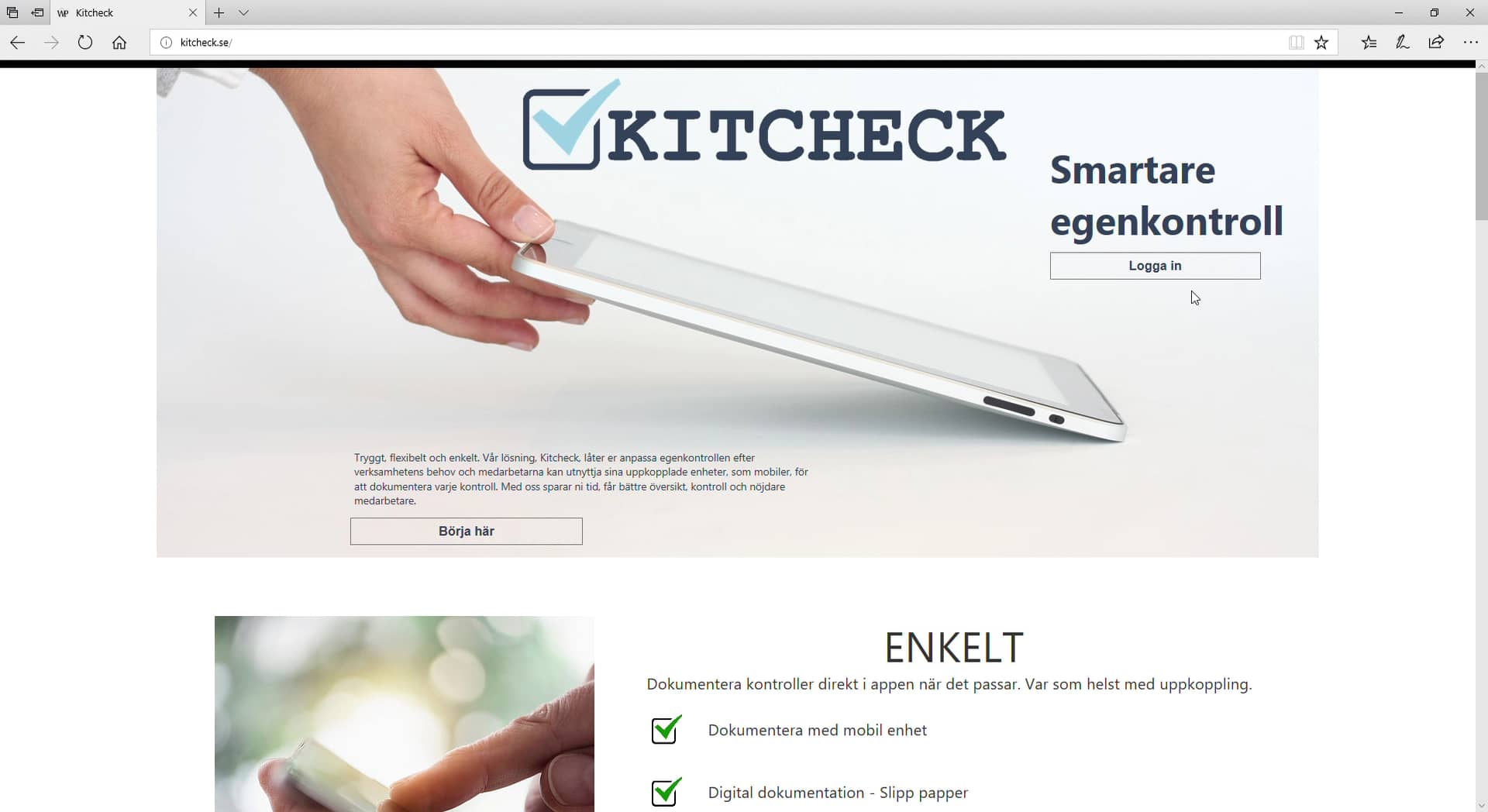 Kitcheck - Introduktion on Vimeo