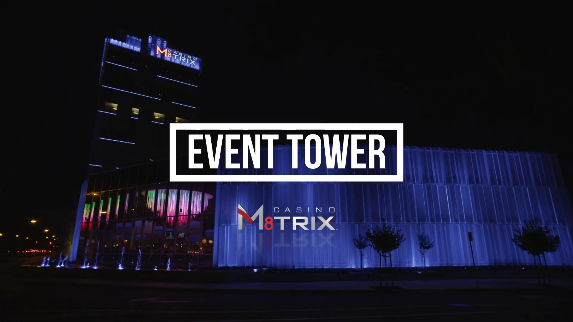 Casino Digital Signage Content - Casino M8trix Event Tower on Vimeo